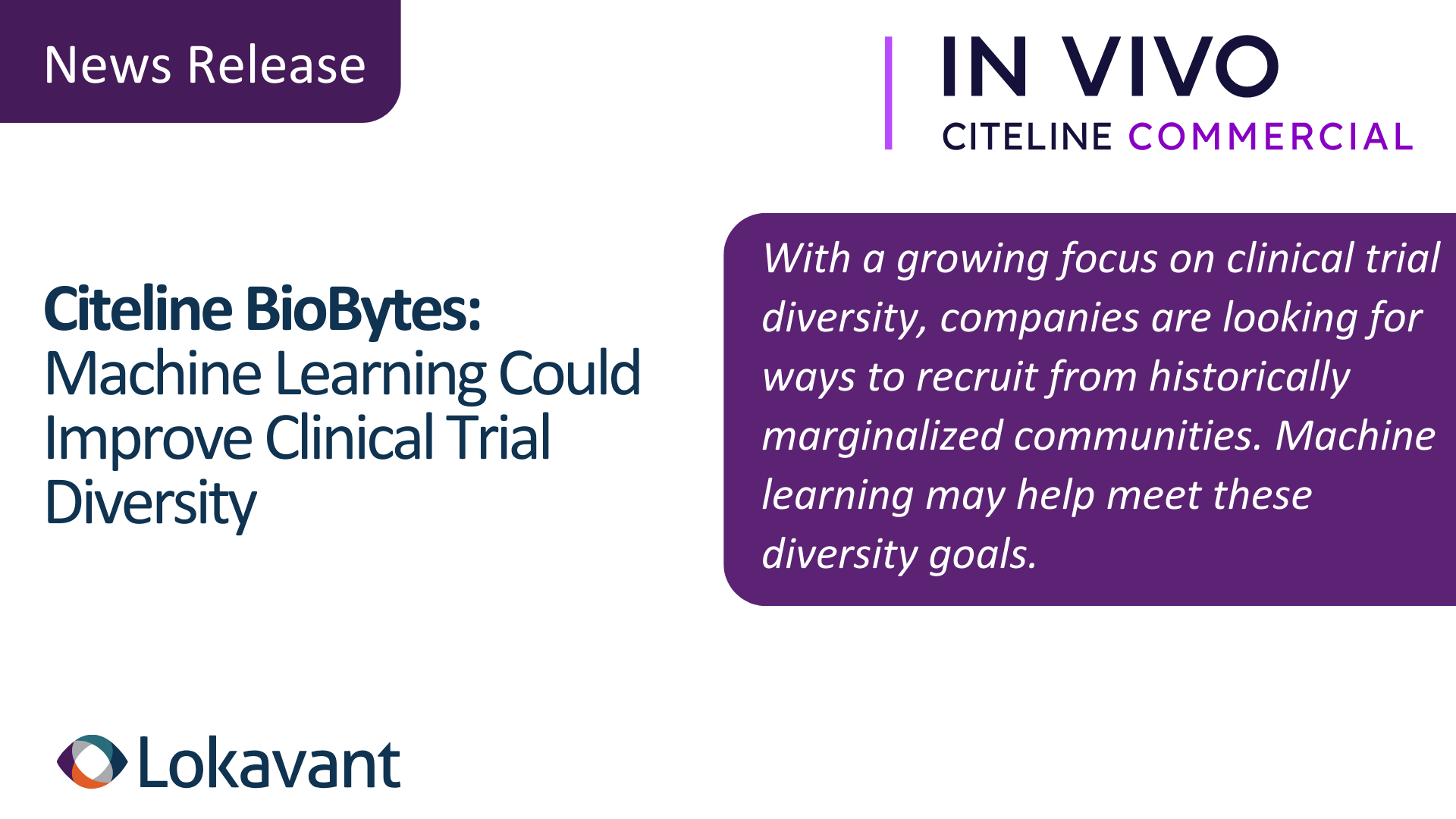 Citeline BioBytes: Machine Learning Could Improve Clinical Trial Diversity